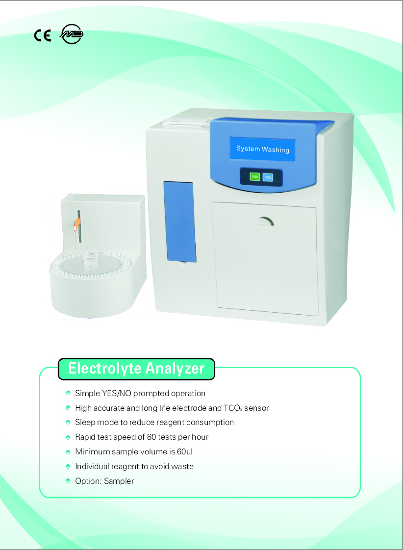 Best Blood Gas Serum Electrolyte Analyzer For Electrolyte Measurement ...