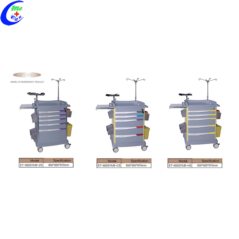 Best Quality Medication Emergency Trolley for Hospital Factory from ...