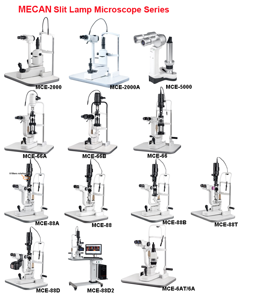 Best Quality Ophthalmic Slit Lamp Two Magnification Slit Lamp ...